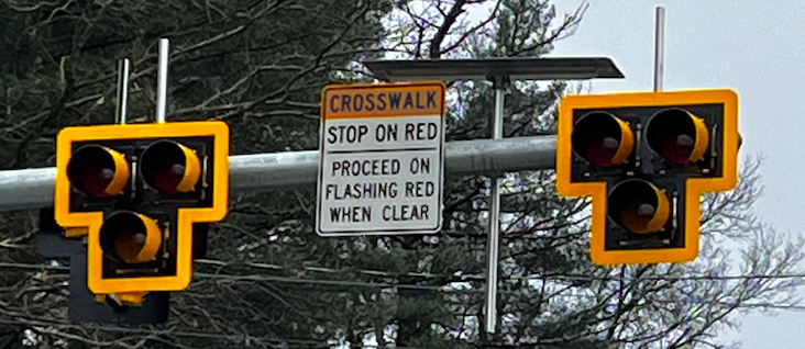 Pedestrian-friendly Traffic Signal Installed at Great Road and Brook ...