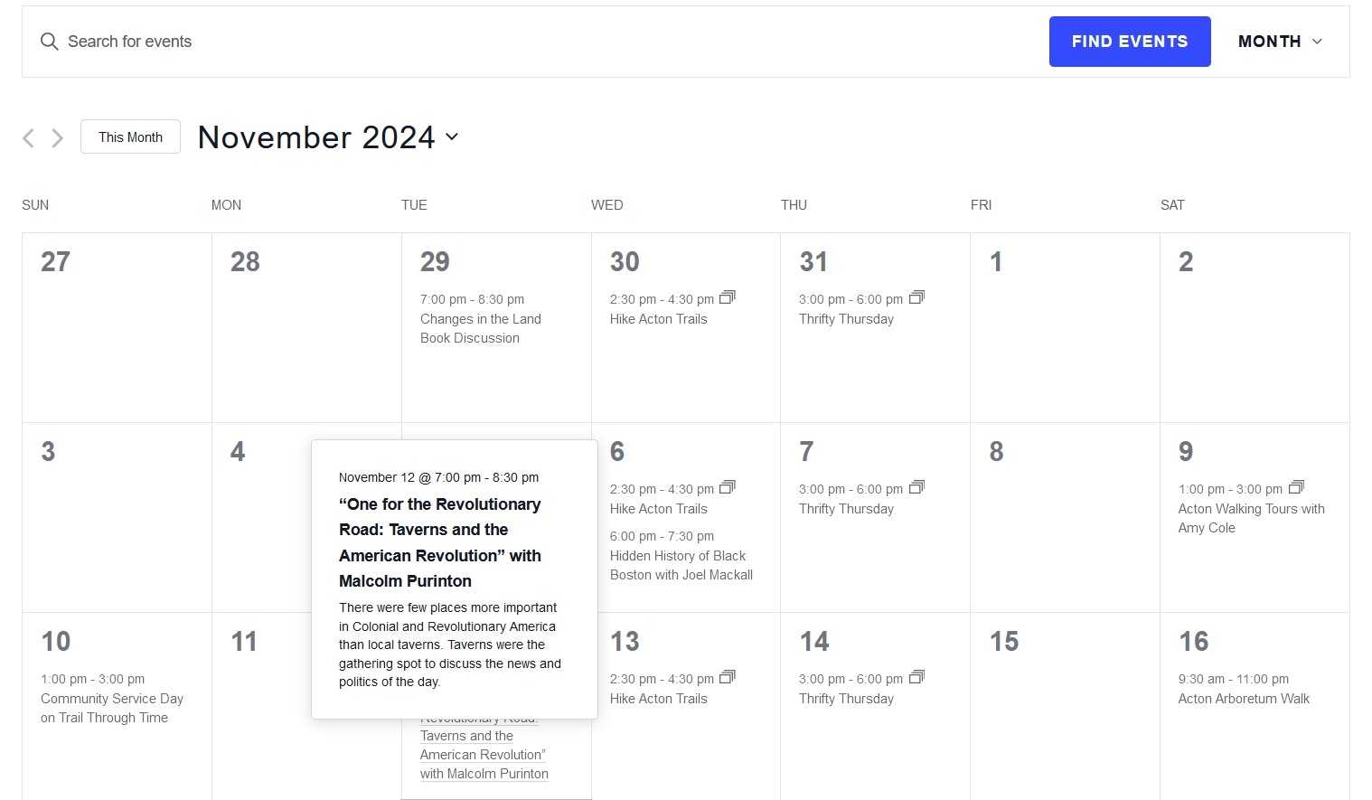 Acton Exchange preparing to add calendar feature, recruiting calendar ...