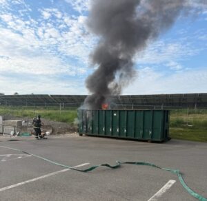 Dumpster fire at Acton Transfer Station – The Acton Exchange